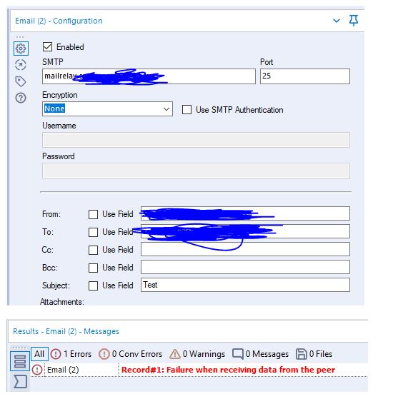 Solved Issues With Email Tool Alteryx Community